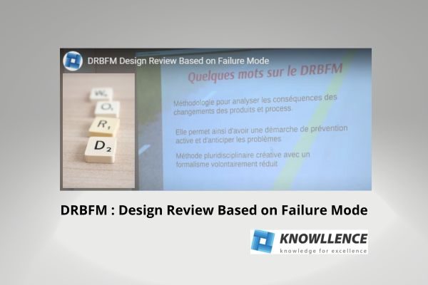Méthode et logiciel DRBFM Design Review Based on Failure Mode