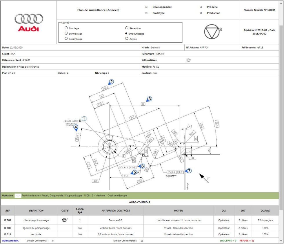 Infra CONVERT: import characteristics from your CAD drawings into FMEA
