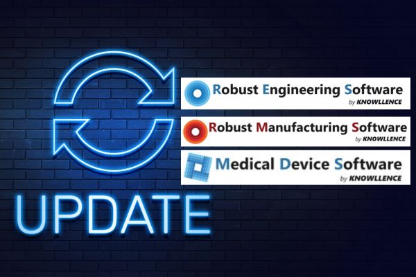 Webinaire Clients nouveautés Robust Engineering/Manufacturing
