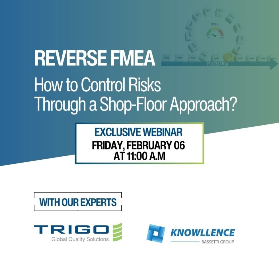 Reverse FMEA: Control Risks Through Shop-Floor Approach?